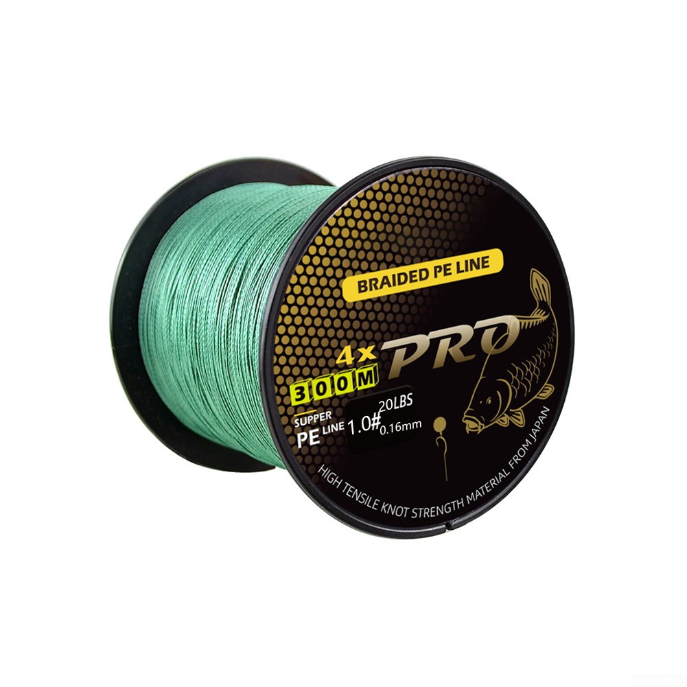 Aceovo 300M Braided PE Line 4 Strands Carp Multifilament Fishing Line ...