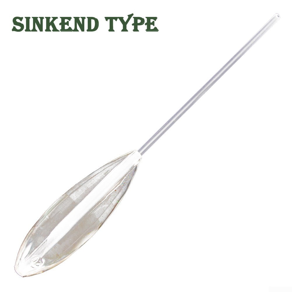 Aceovo Acrylic Fishing Float Casting Bobbers Clear Bombarda Sinking Fly ...