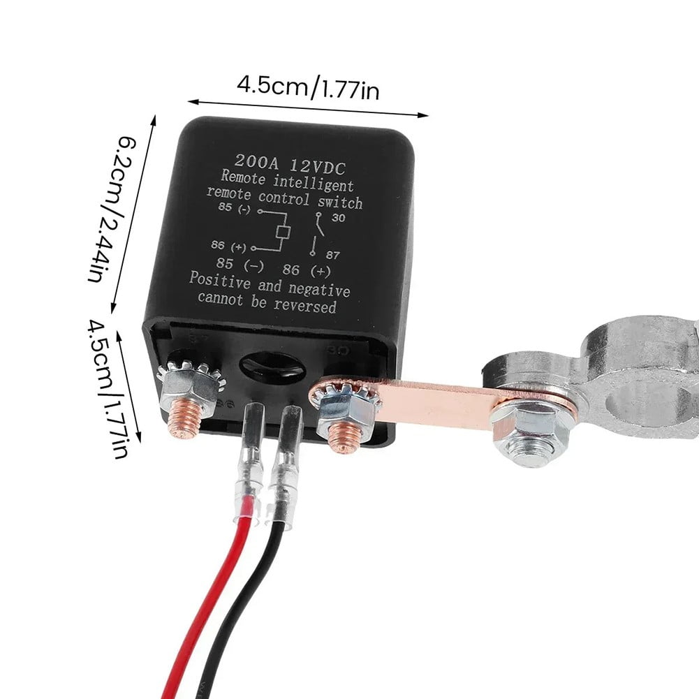 Aceovo Control Battery Break Switch Relay Cutoff Isolator Anti-Theft ...