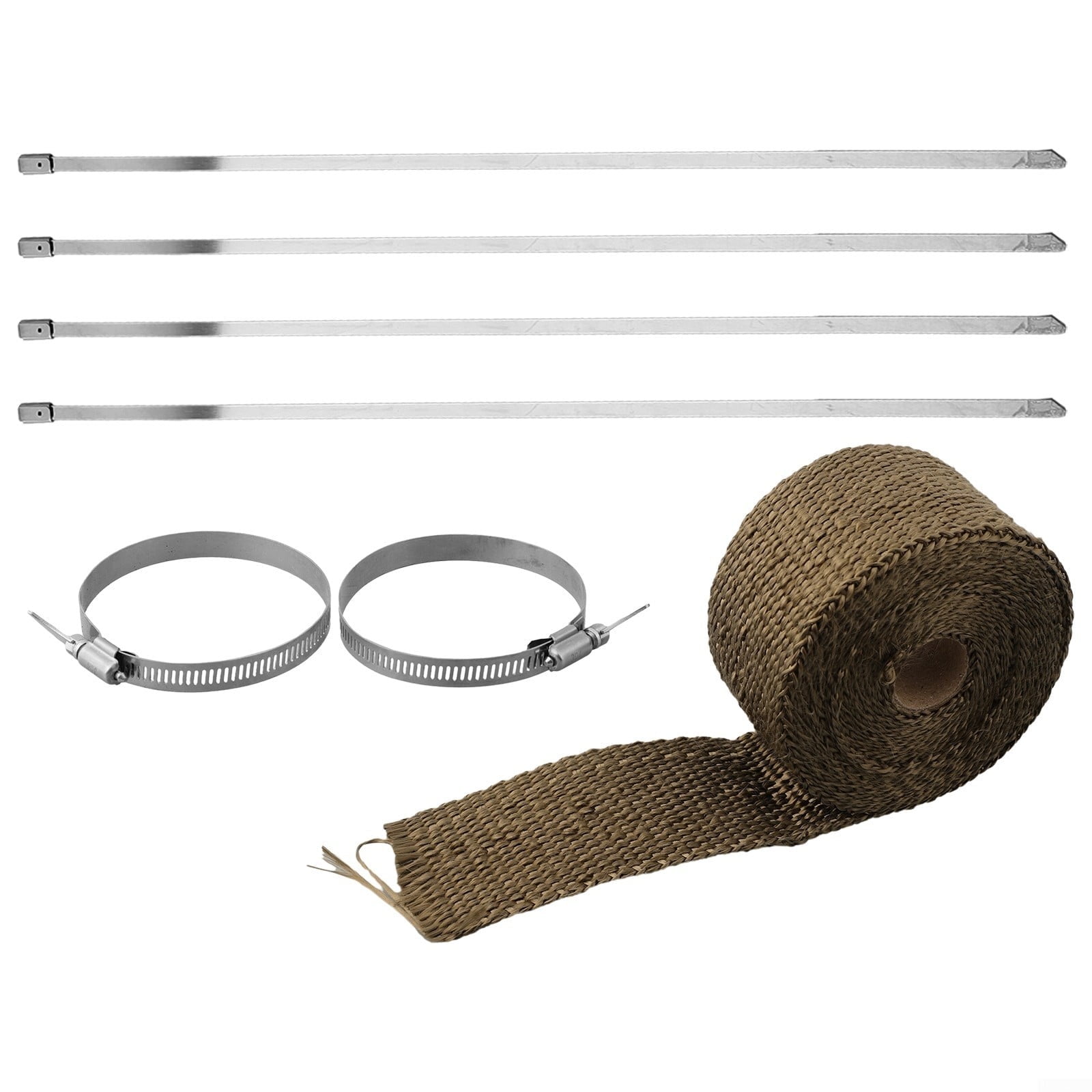 Aceovo Fireproof Pipe Wrap 5m*5cm for DIY Tent Stove With Adjustable ...