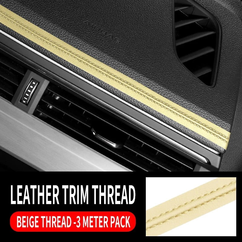 Aceovo PU Leather Car Molding Trim Strip Door Decorative DIY Flexible ...