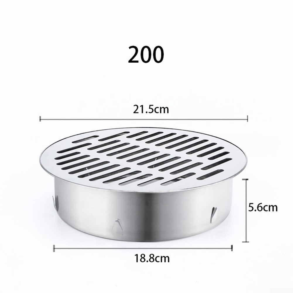 Aceovo Stainless Steel Balcony Drainage Roof Round Floor Drain Cover ...