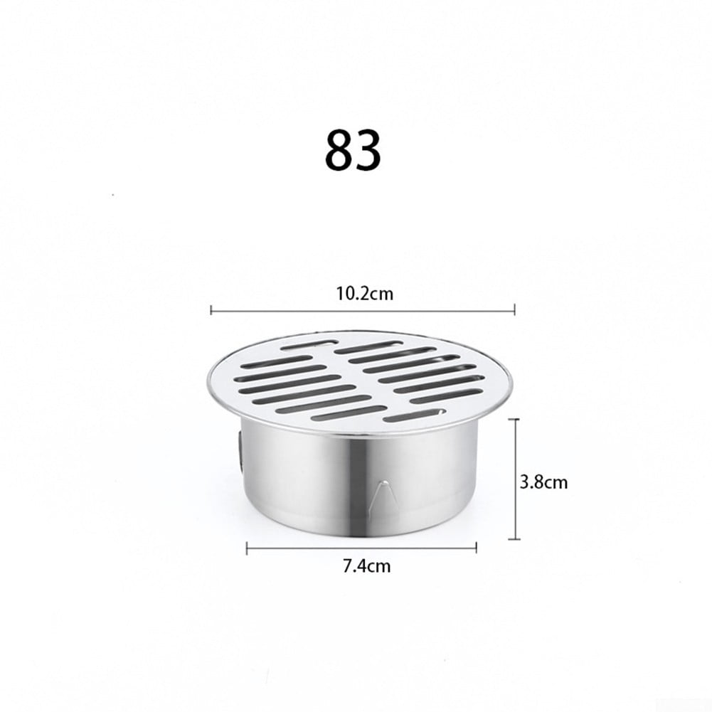 Aceovo Stainless Steel Balcony Drainage Roof Round Floor Drain Cover ...