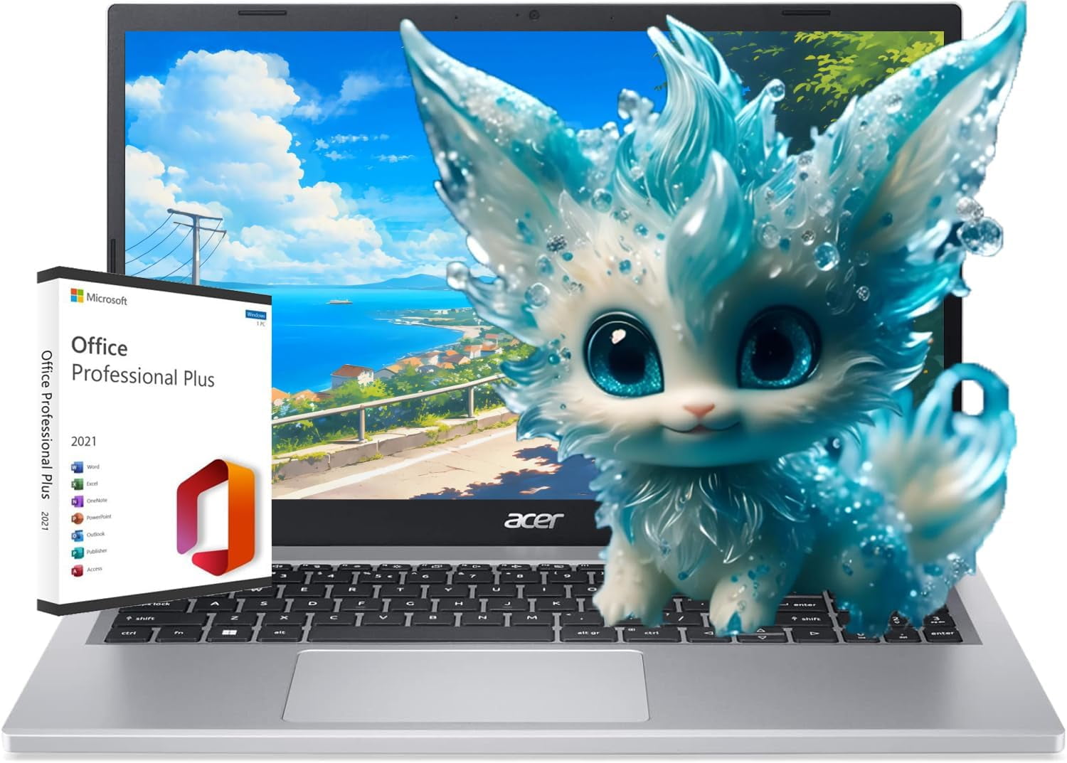 Acer 2024 Newest Aspire 3 Business Laptop, 15.6" FHD Display, AMD Ryzen ...