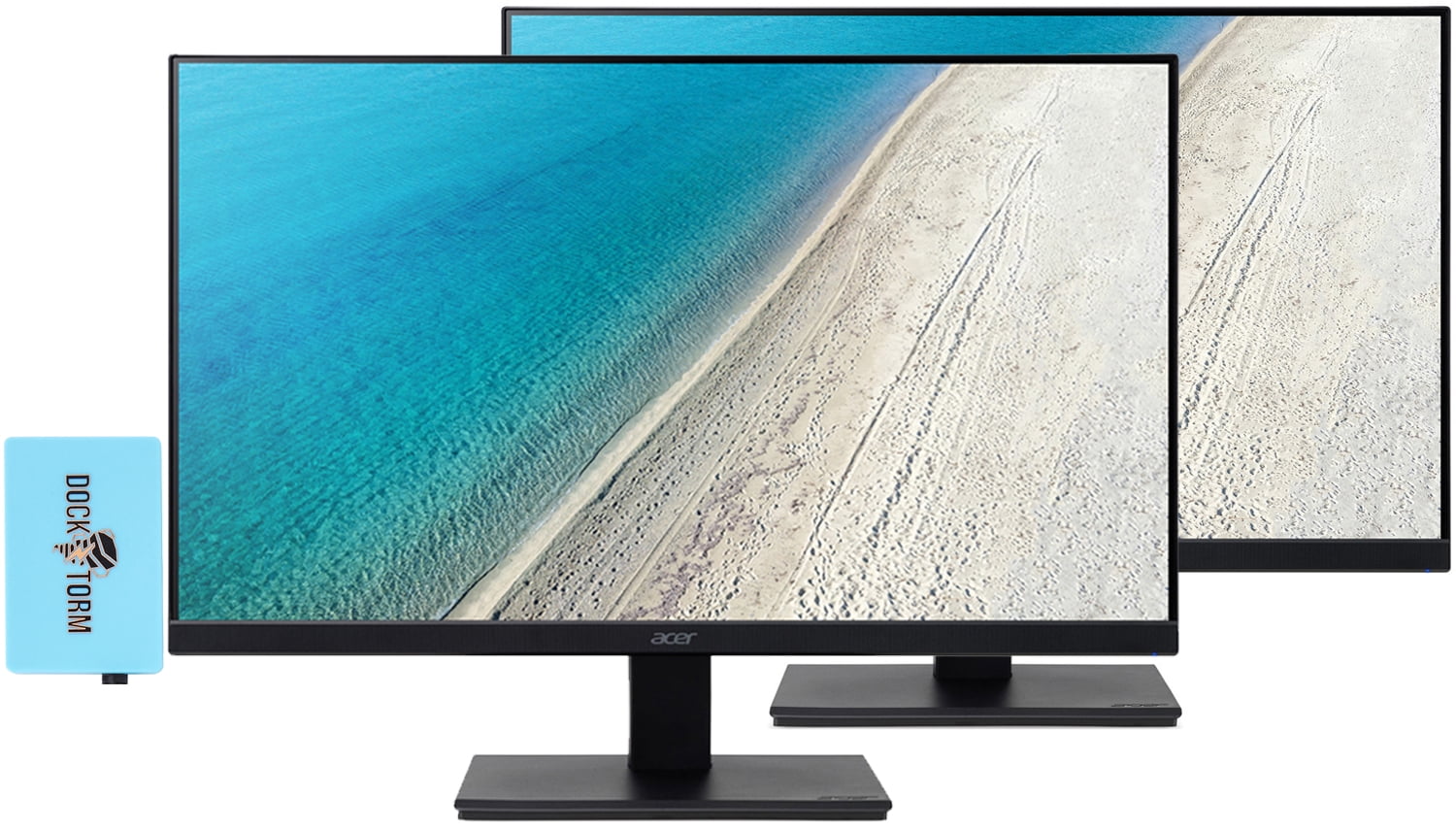 Acer 24" FHD IPS (1920x1080) Monitor Bundle with Docztorm Dock, 100Hz ...