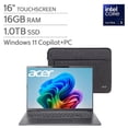 Acer Aspire 16" AI Copilot+ PC Touchscreen Laptop - Intel Core Ultra 5 ...