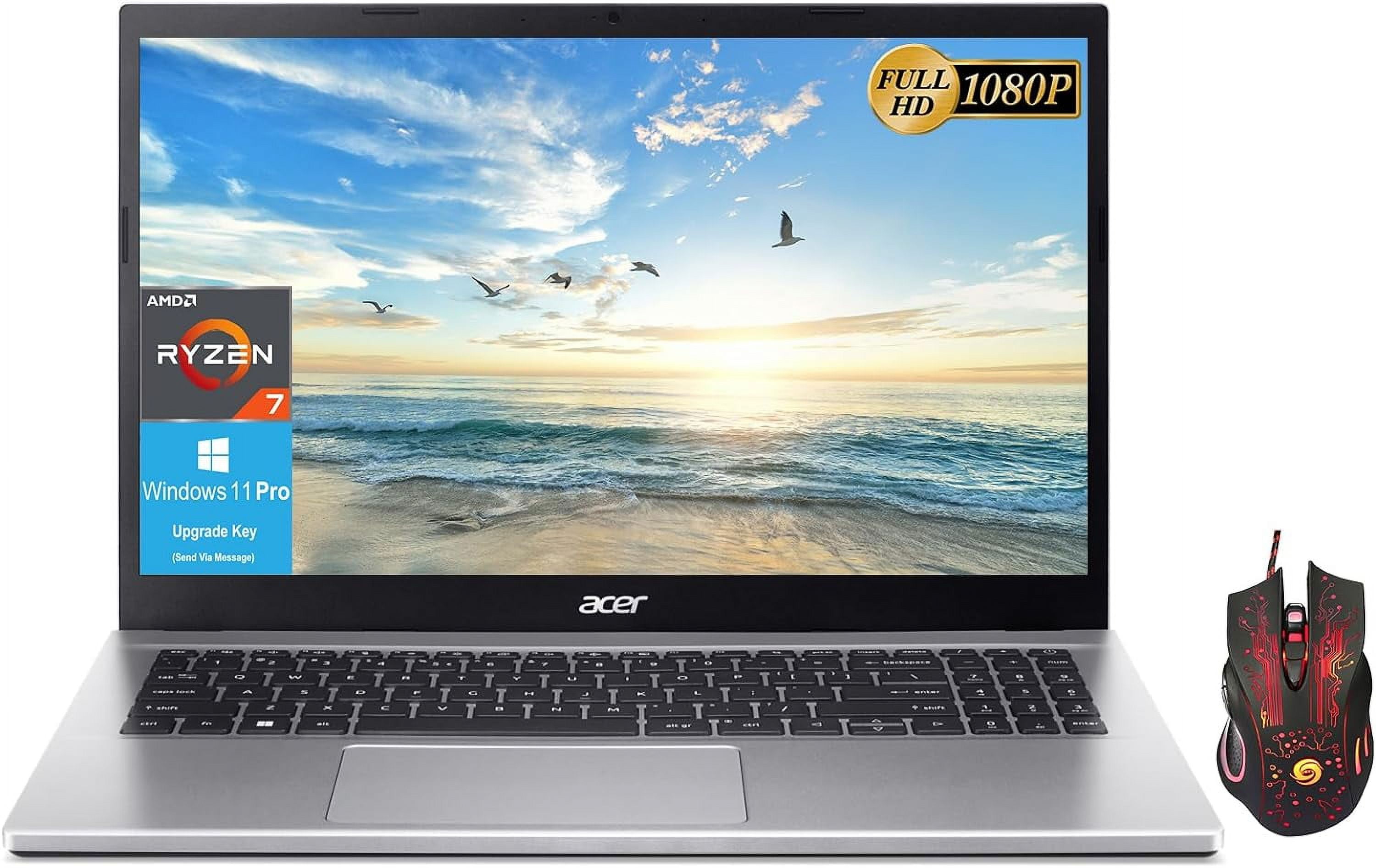 Acer Aspire 3 15.6" FHD Business Laptop, AMD Ryzen 7-5700U, 24GB RAM ...