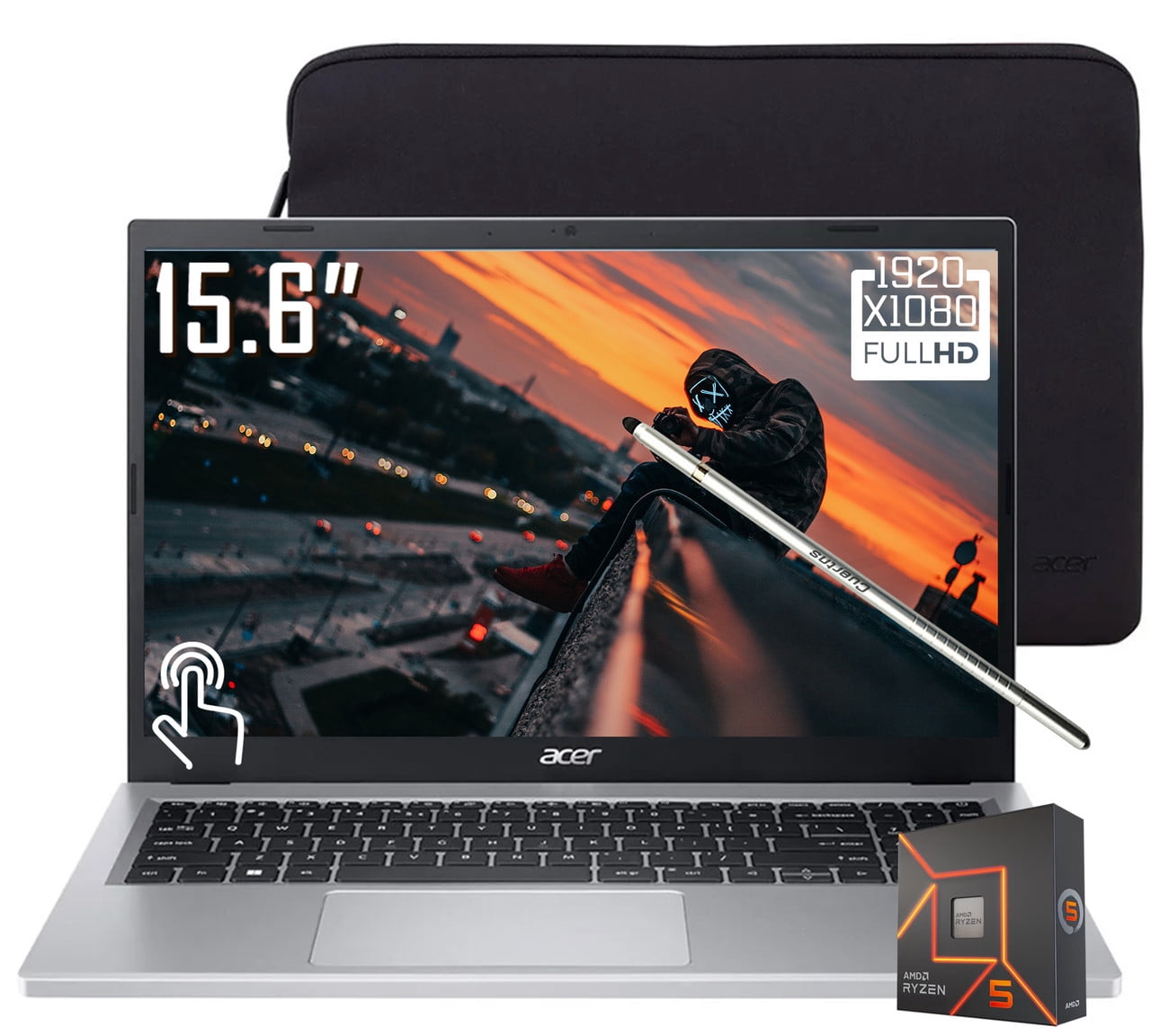 Acer Aspire 3 Business Laptop, 15.6" FHD 1920 x 1080 IPS LCD ...
