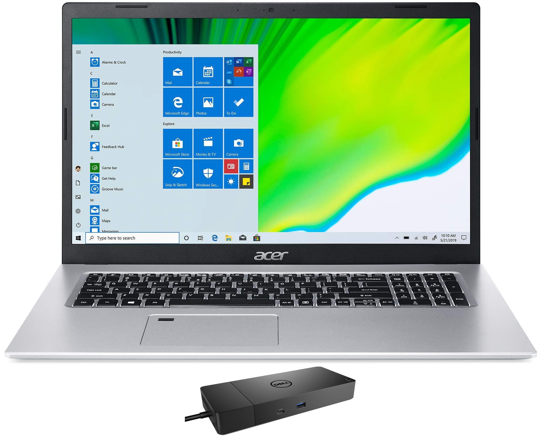 Acer Aspire 5-17 Home/Entertainment Laptop (Intel i7-1165G7 4-Core, 17 ...