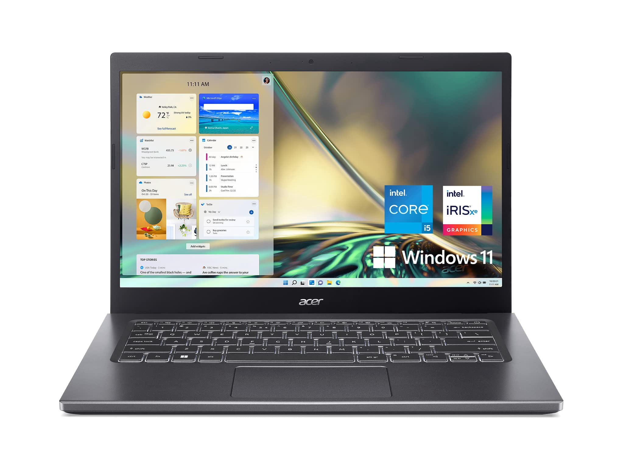 Acer Aspire 5 A514-55-545G Slim Laptop | 14.0" Full HD IPS Display ...