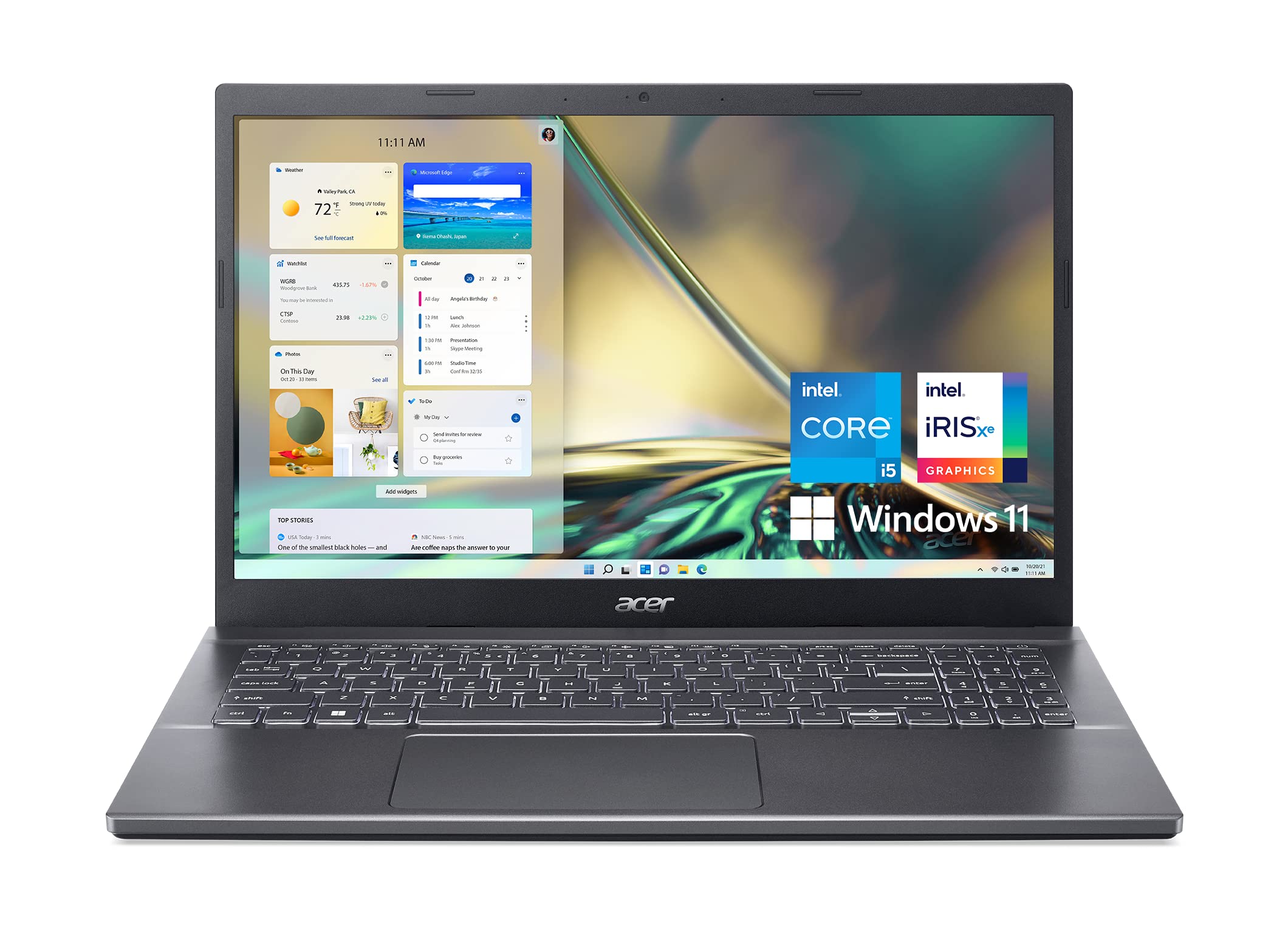 Acer Aspire 5 A515-57-53T2 Slim Laptop | 15.6" Full HD IPS Display ...