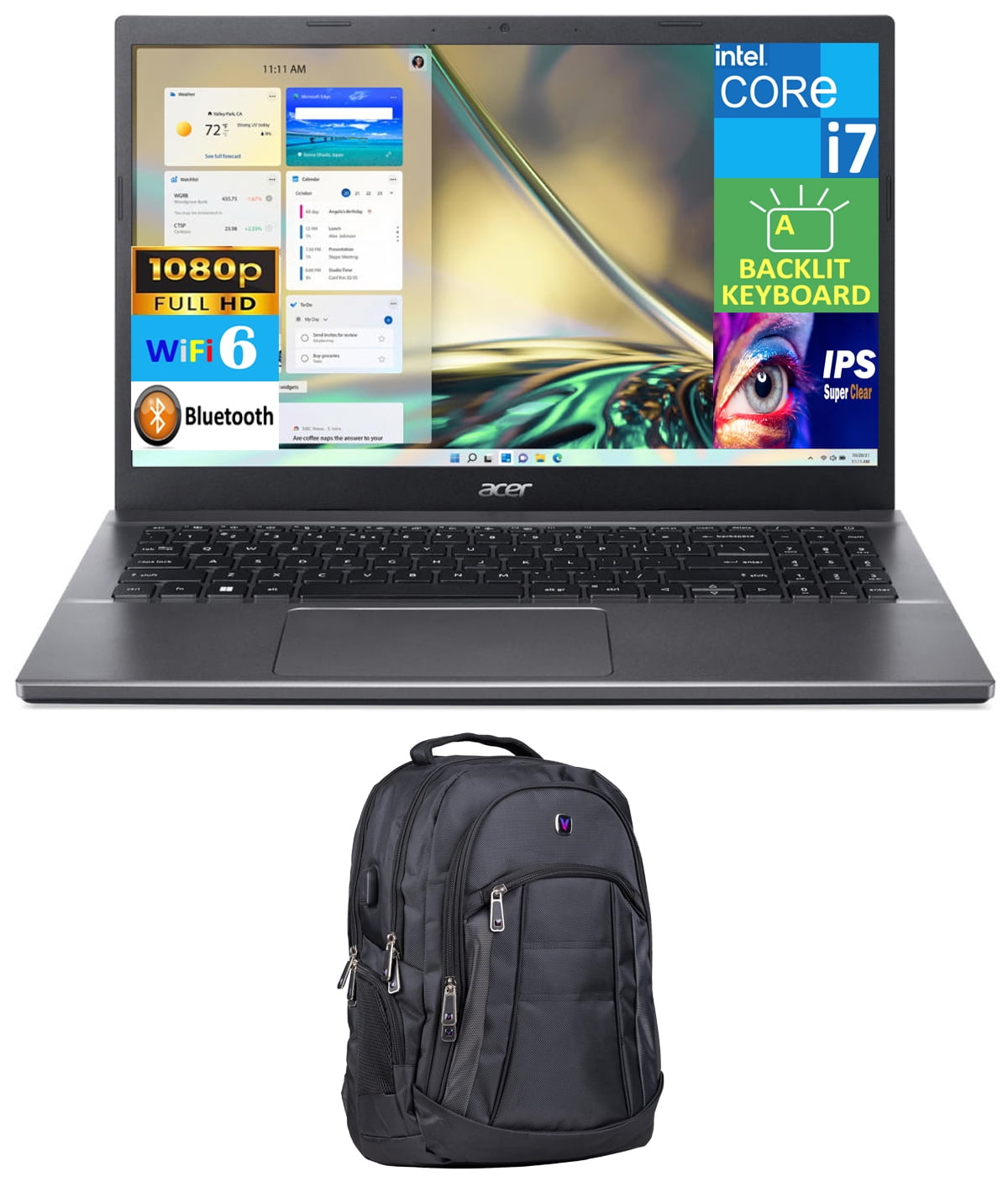Acer Aspire 5 A515-57-713P School/Business Laptop 15.6in IPS FHD ...