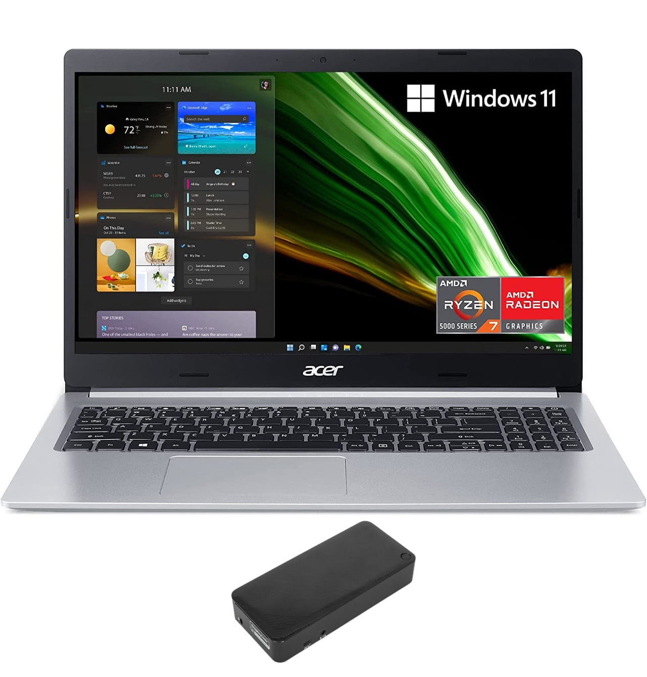 Acer Aspire 5 A515 Home/Business Laptop (AMD Ryzen 7 5700U 8-Core, 15 ...