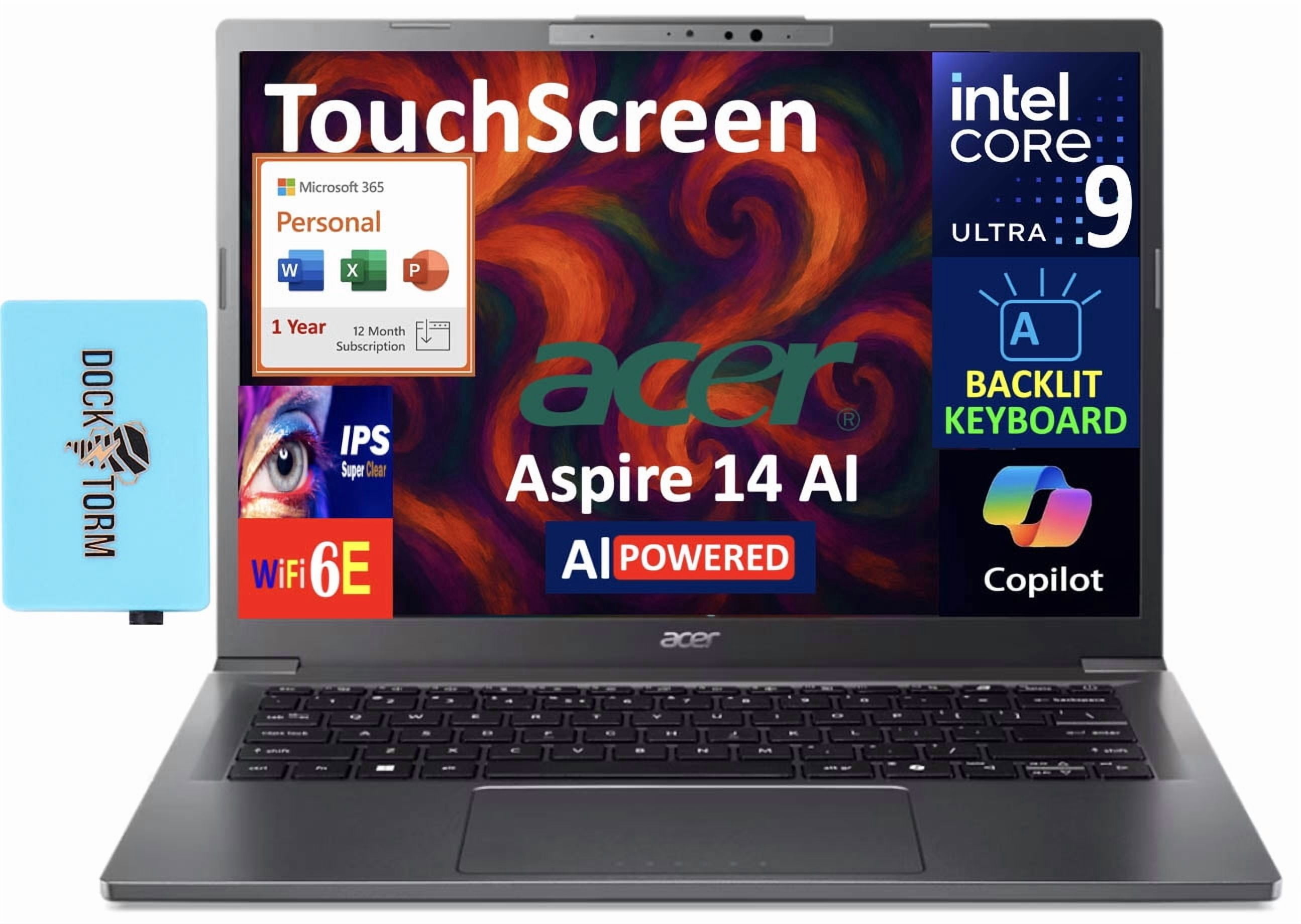 Acer Aspire Creator Laptop 14.0in Touchscreen IPS WUXGA Display (Intel ...