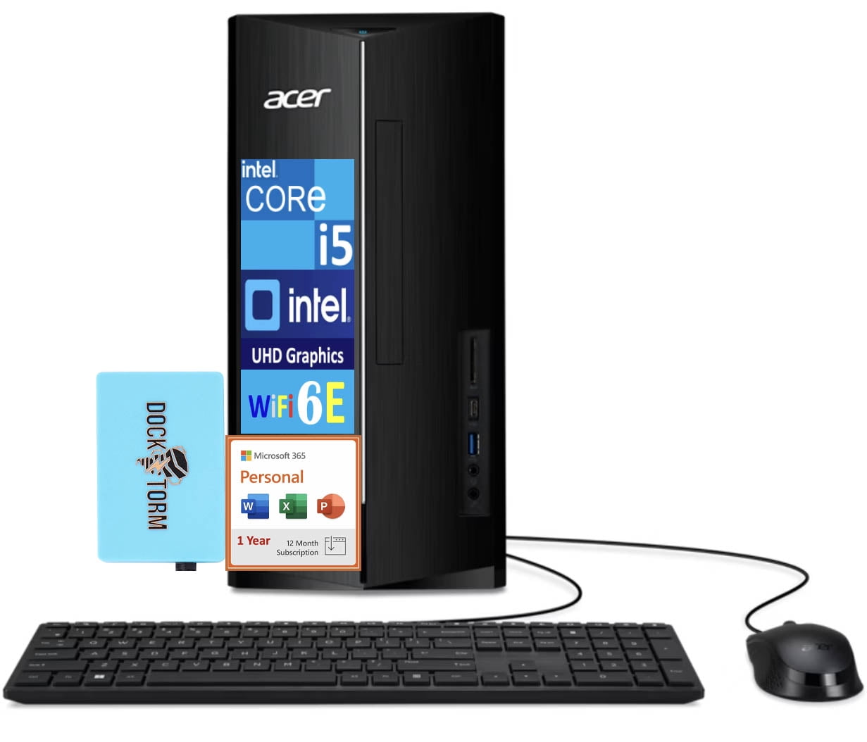 Acer Aspire School & Business Desktop (Intel i5-14400, 64GB DDR5, 256GB ...