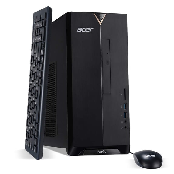 Acer Aspire TC-390-UA91 Desktop, AMD Ryzen 3 3200G Quad-Core Processor ...