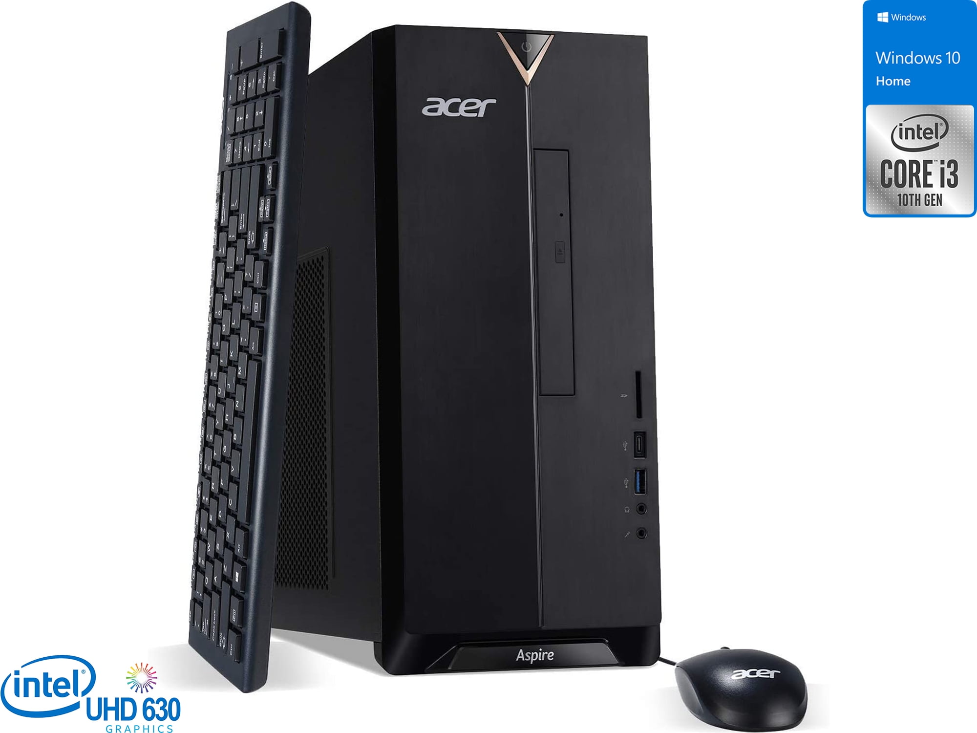 Acer Aspire TC Desktop, Intel Core i3-10100 Upto 4.3GHz, 16GB RAM ...
