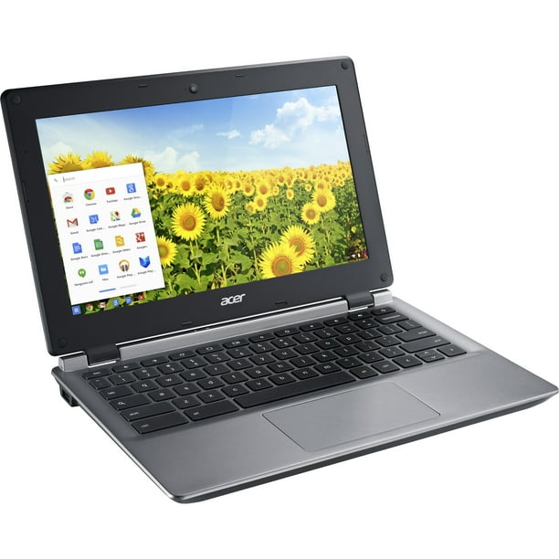 Acer Black 11.6" C730 Chromebook PC with Intel Celeron N2840 Processor ...