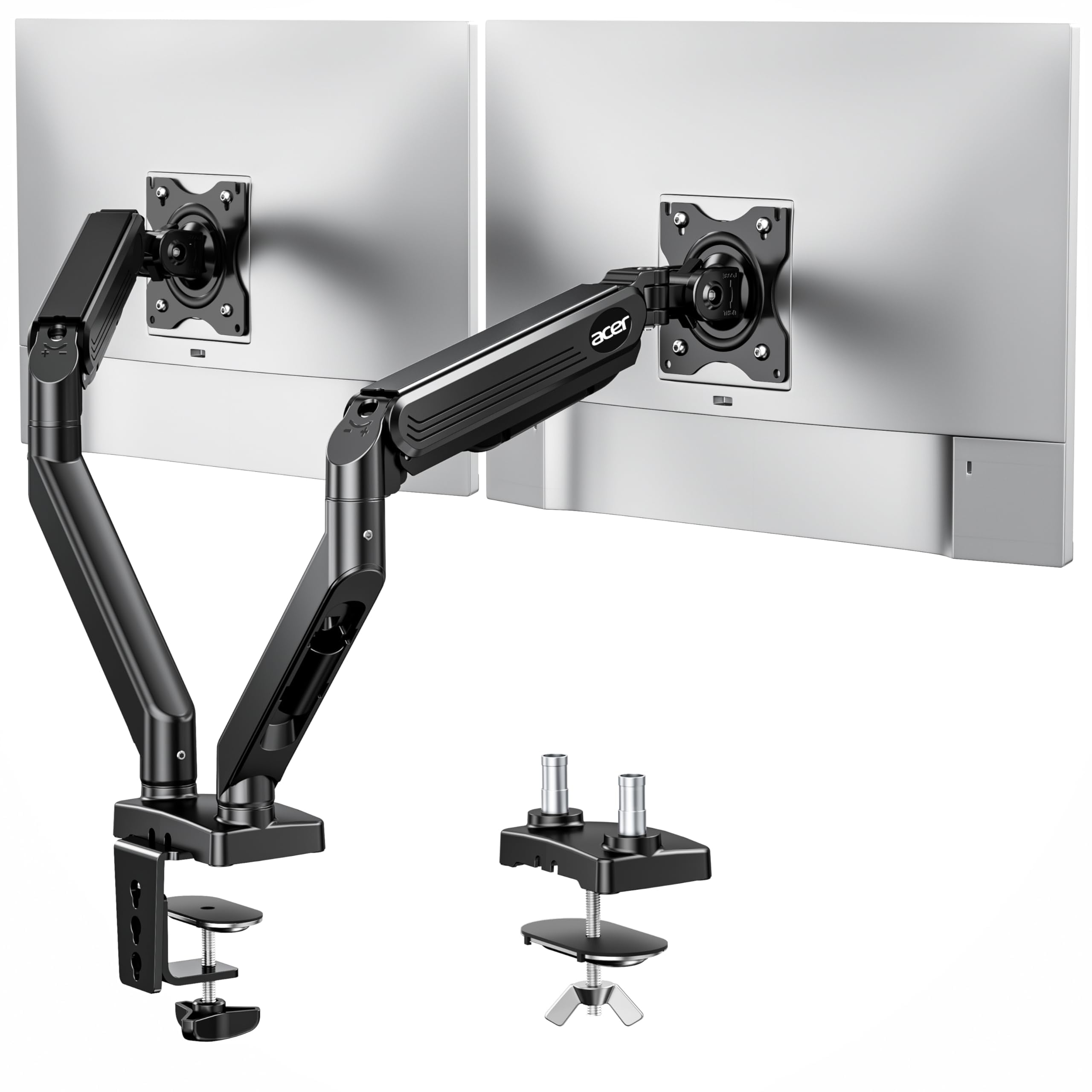 Acer Dual Monitor Arm, Computer Desk Arm with VESA Mounts for 17–32 ...