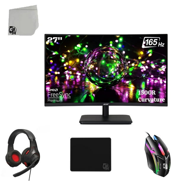 Acer ED270R Sbiipx 27Inch Curved Full HD 165Hz Monitor with AMD Radeon ...