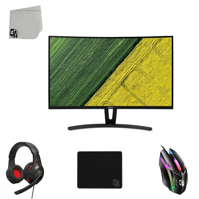 Acer ED273 Bbmiix 27" Curved Full HD (1920 x 1080) Zero Frame Monitor ...