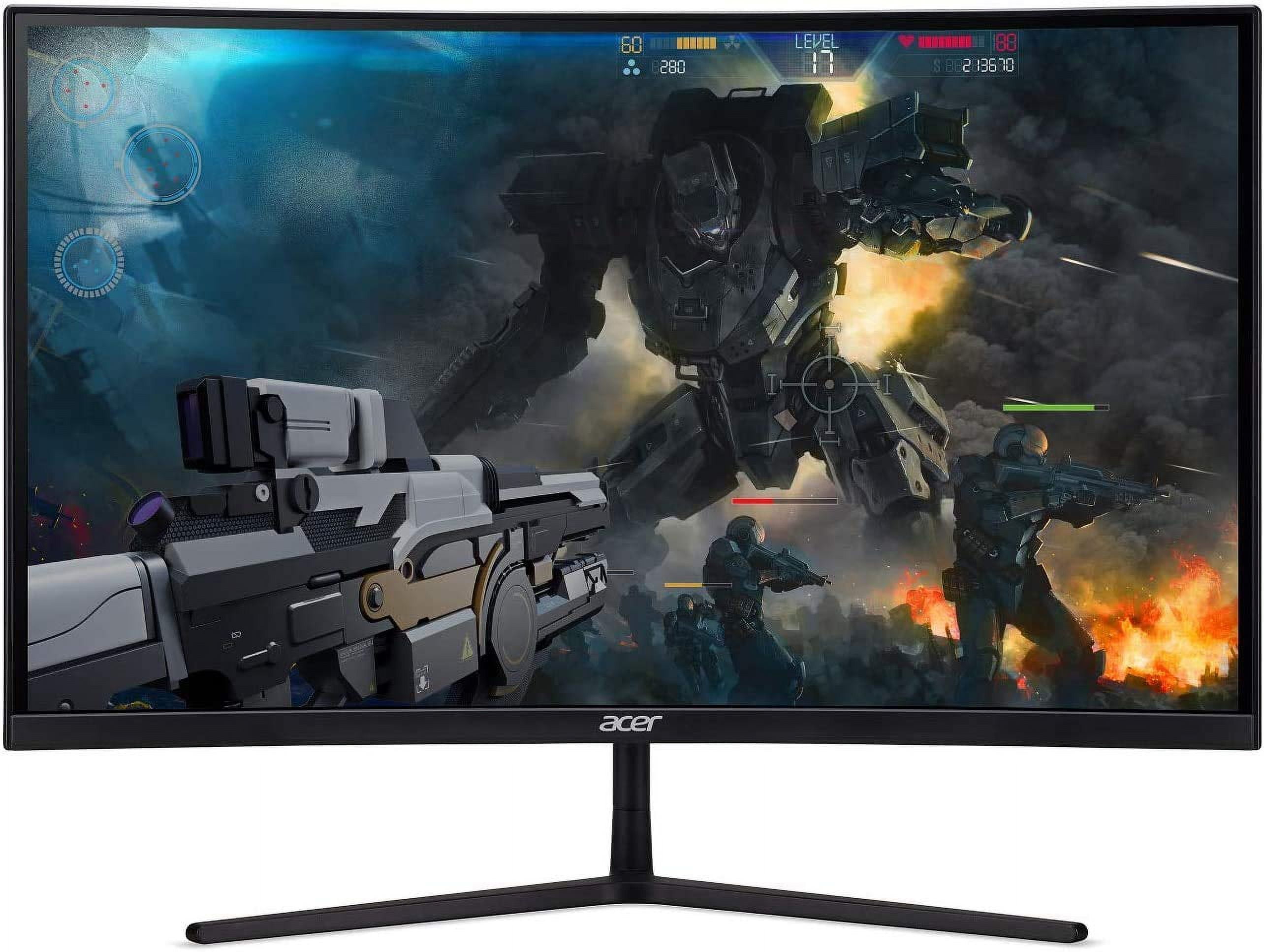 Acer EI272UR Pbmiiipx 27" 1500R Curved WQHD (2560 x 1440) VA Gaming ...