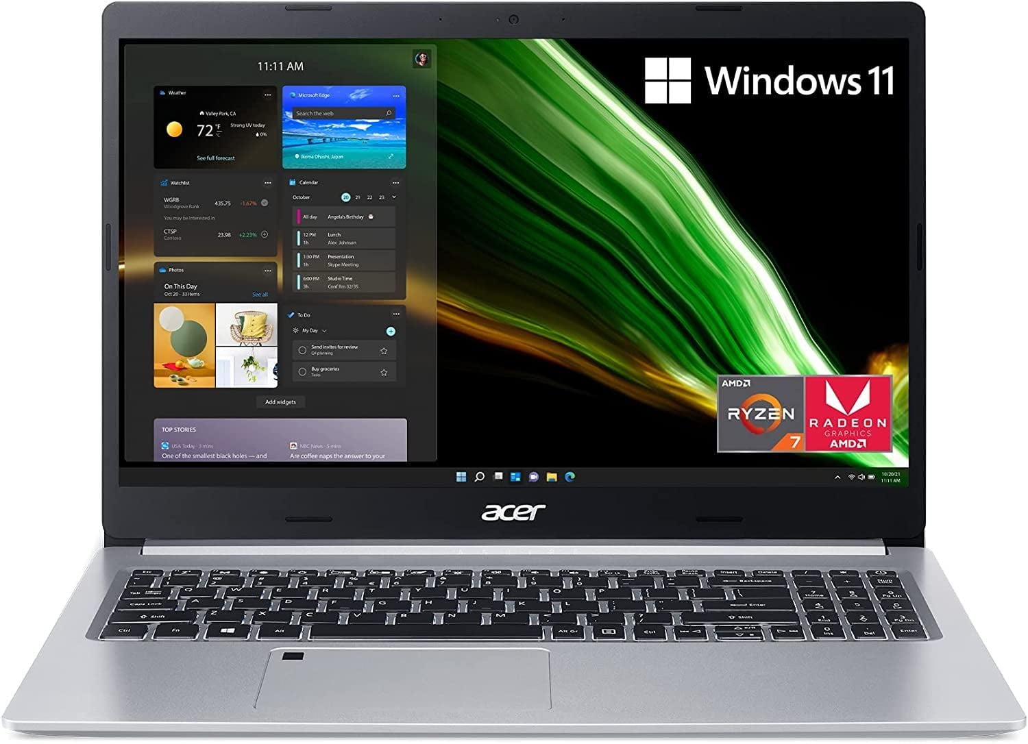 Acer Newest Aspire 5 15.6" FHD IPS Laptop, AMD Ryzen 7 3700U, Radeon RX ...