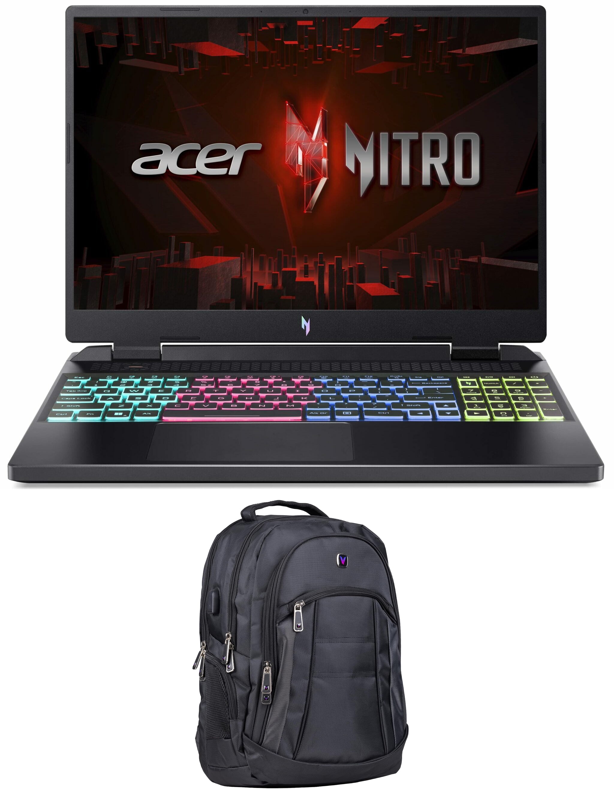 Acer Nitro 16 Gaming/Entertainment Laptop (Intel i7-13620H 10-Core, 16 ...