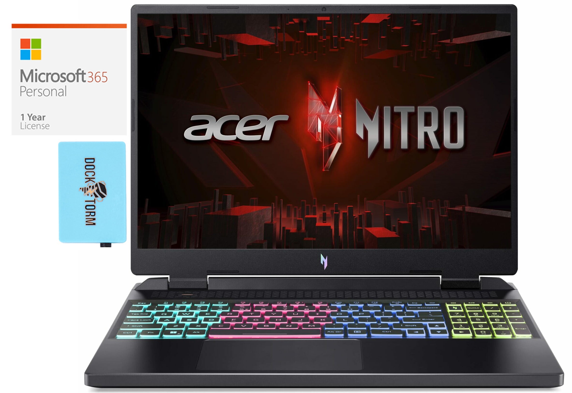 Acer Nitro 16 Gaming/Entertainment Laptop (Intel i7-13620H 10-Core, 16 ...