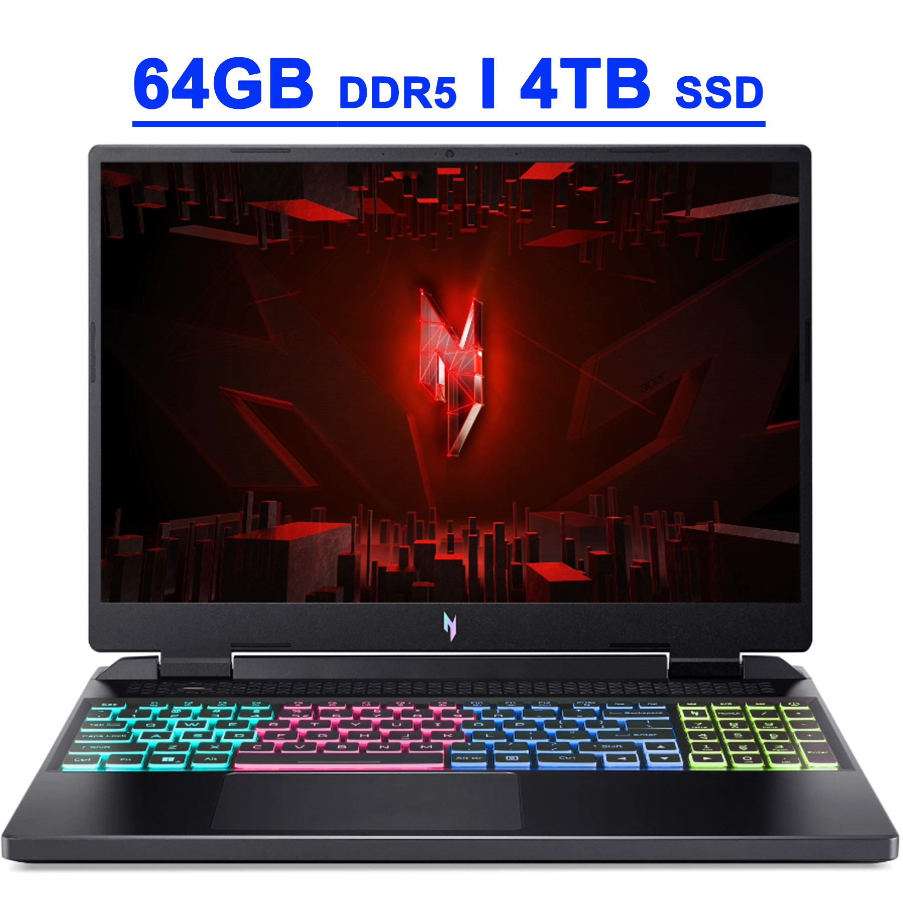 Acer Nitro 16 Premium Gaming Laptop 16" WUXGA IPS 165Hz Intel 10-Core ...