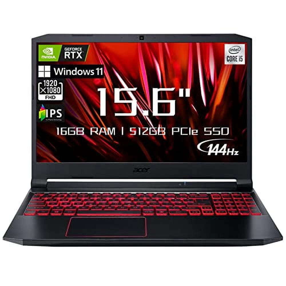 Acer Nitro 5 15.6" FHD 144Hz IPS High Performance Gaming Laptop, Intel ...