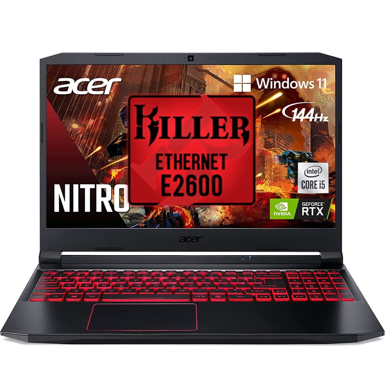 Acer Nitro 5 Gaming Laptop, Intel i5-10300H 4.5GHz, NVIDIA GeForce RTX ...