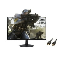 "Acer Nitro XZ342CU 34"" Curved QHD Gaming Monitor, 180Hz, 1ms VRB, AMD ...