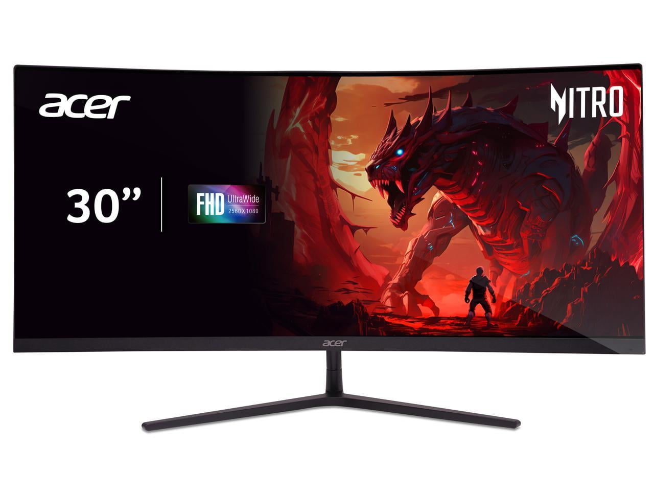Acer Nitro ED306C Xbmiippx 29.5" 1500R Curved Zero-Frame UWFHD (2560 x ...