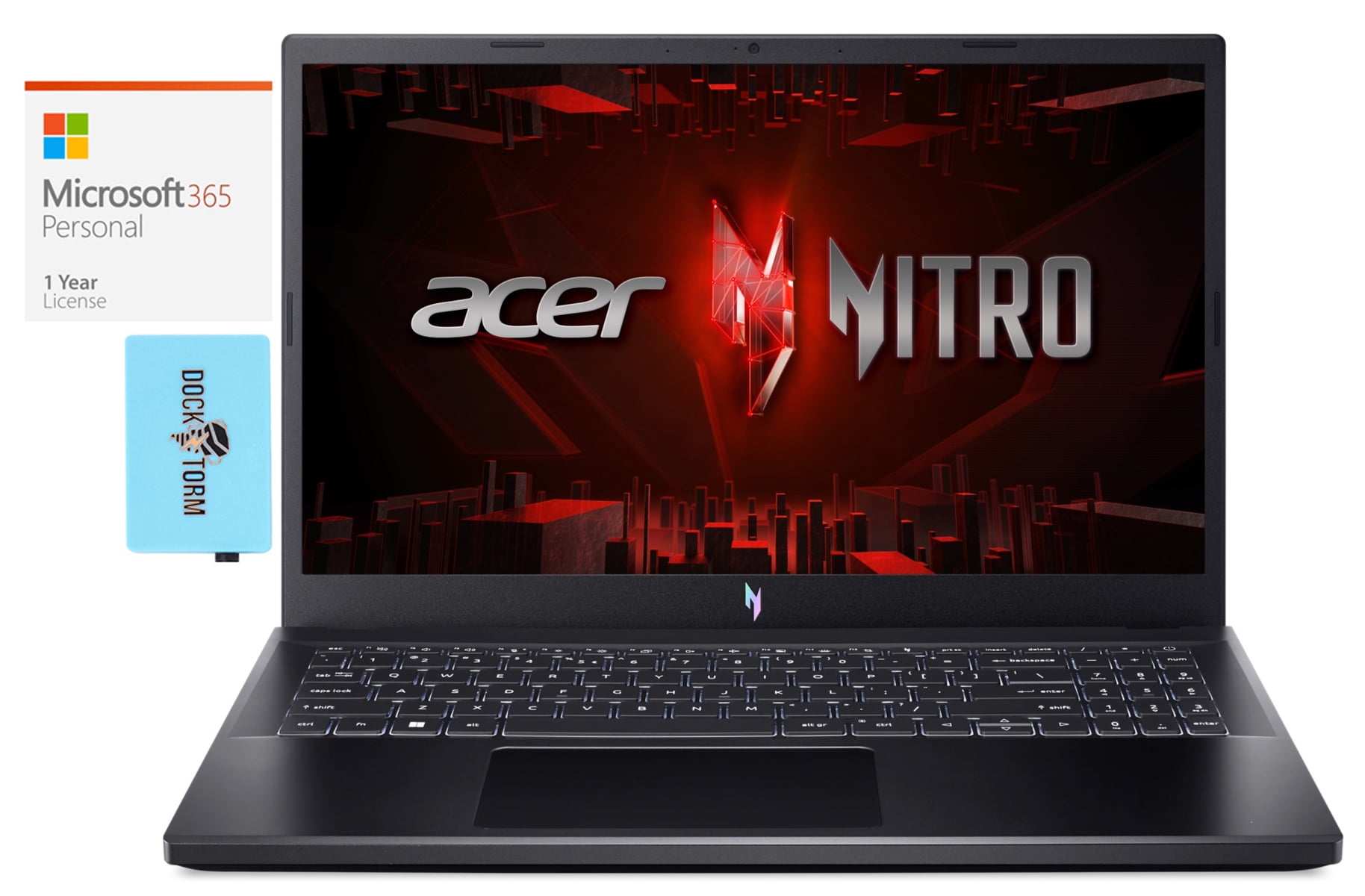 Acer Nitro V 15 Gaming Laptop (Intel i5-13420H 8-Core, 15.6in 144 Hz Full HD (1920x1080 ...