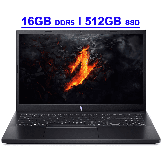 Acer Nitro V 15 Premium Gaming Laptop 15.6" FHD IPS 144Hz AMD 6-core ...