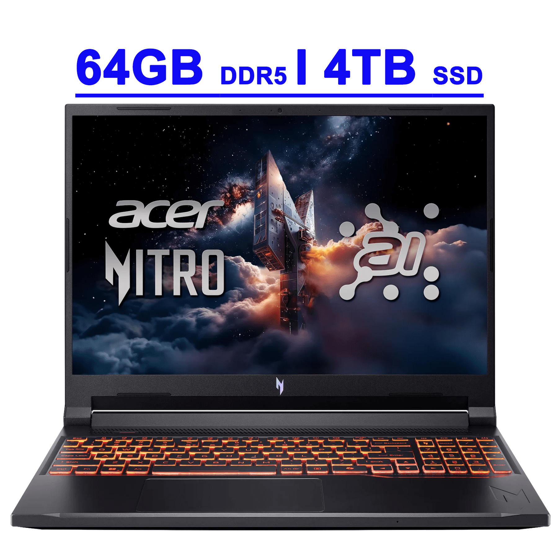 Acer Nitro V 16 AI Premium Gaming Laptop 16" WUXGA IPS 180Hz AMD Zen 4 ...