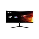 "Acer Nitro XZ342CU 34"" Curved QHD Gaming Monitor, 180Hz, 1ms VRB, AMD ...