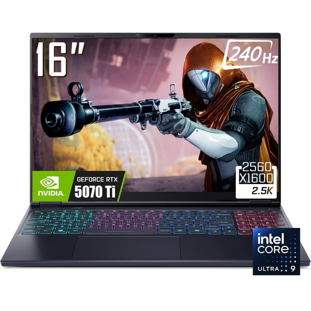 Acer Predator Helios Neo 16 AI Gaming Laptop, 16" 2560 x 1600 2.5K ...