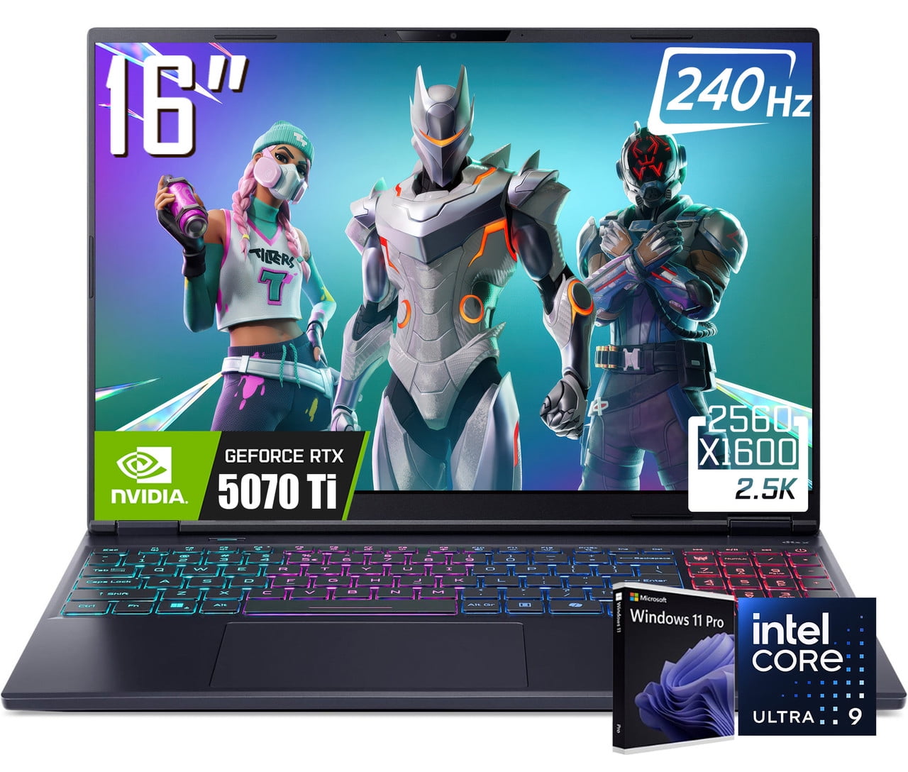 Acer Predator Helios Neo 16 AI Gaming Laptop, 16" 2560 x 1600 2.5K ...