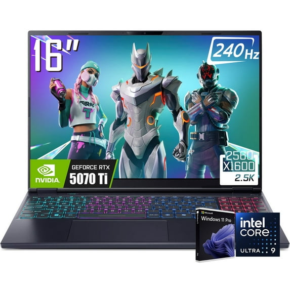 Acer Predator Helios Neo 16 AI Gaming Laptop, 16" 2560 x 1600 2.5K ...