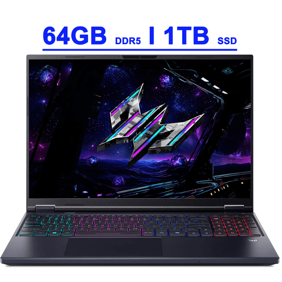 Acer Predator Helios Neo 16 AI Premium Gaming Laptop 16" 2560x1600 IPS ...