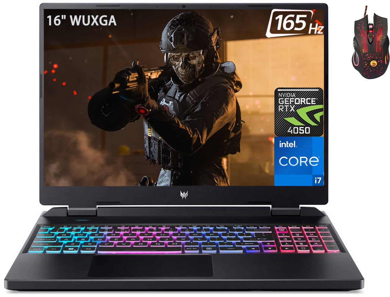 "Acer Predator Helios Neo, 16"" Gaming Laptop, i7 13700HX, RTX 4050 ...