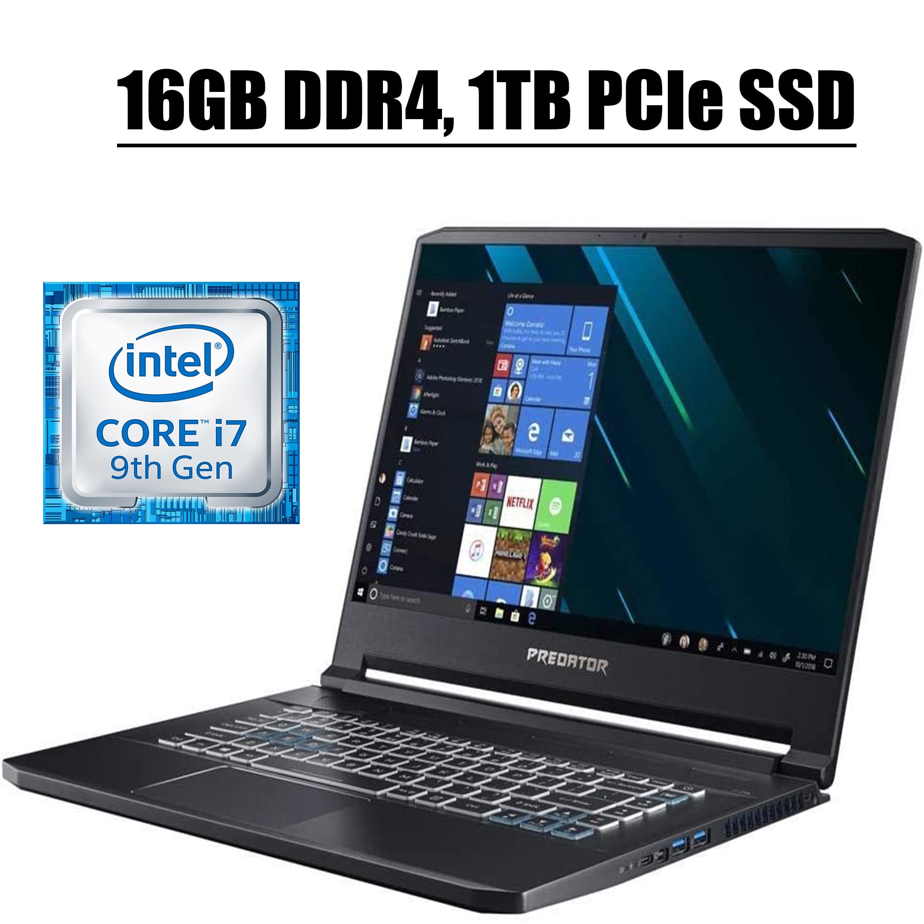 Acer Predator Triton 500 2020 Latest Gaming Laptop Computer I 15.6" FHD ...