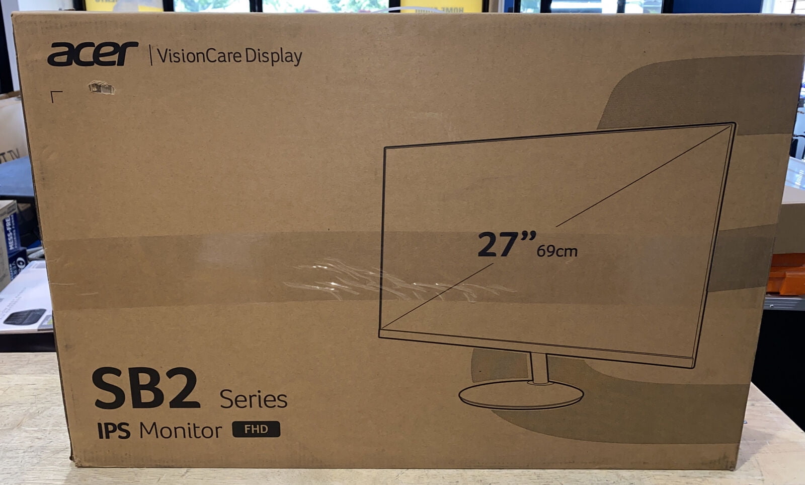 Acer Large 27" Wide Full HD LED Display LCD Monitor, SB272 E Class 16:9, Black - Walmart.com