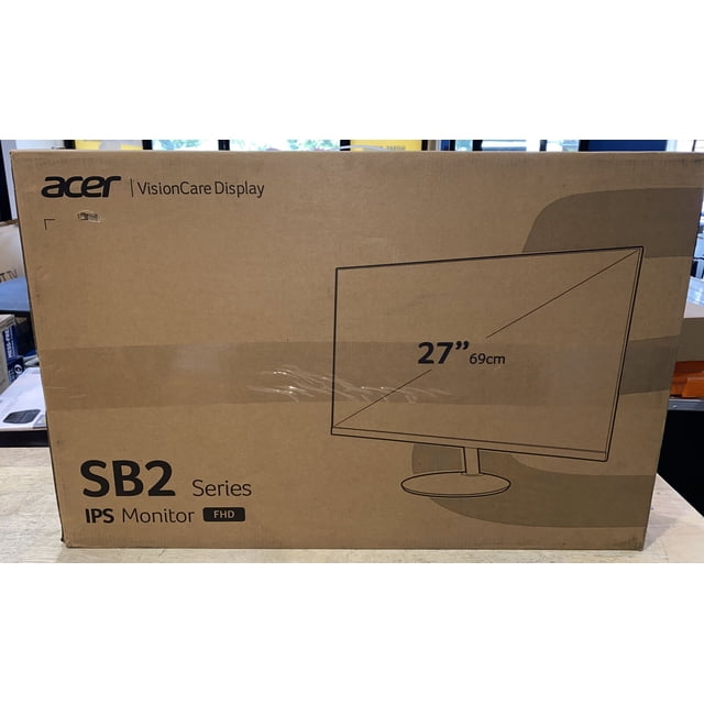 Acer Large 27" Wide Full HD LED Display LCD Monitor, SB272 E Class 16:9 ...