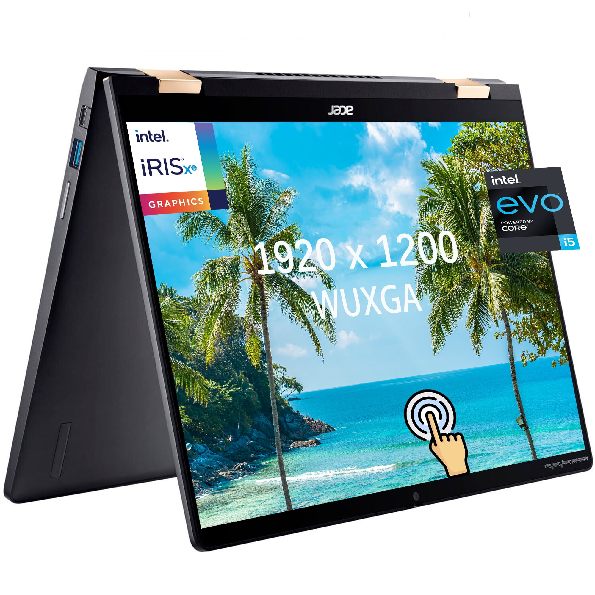 Acer Spin 714 2-in-1 14" FHD+ Touchscreen Convertible Chromebook Laptop ...