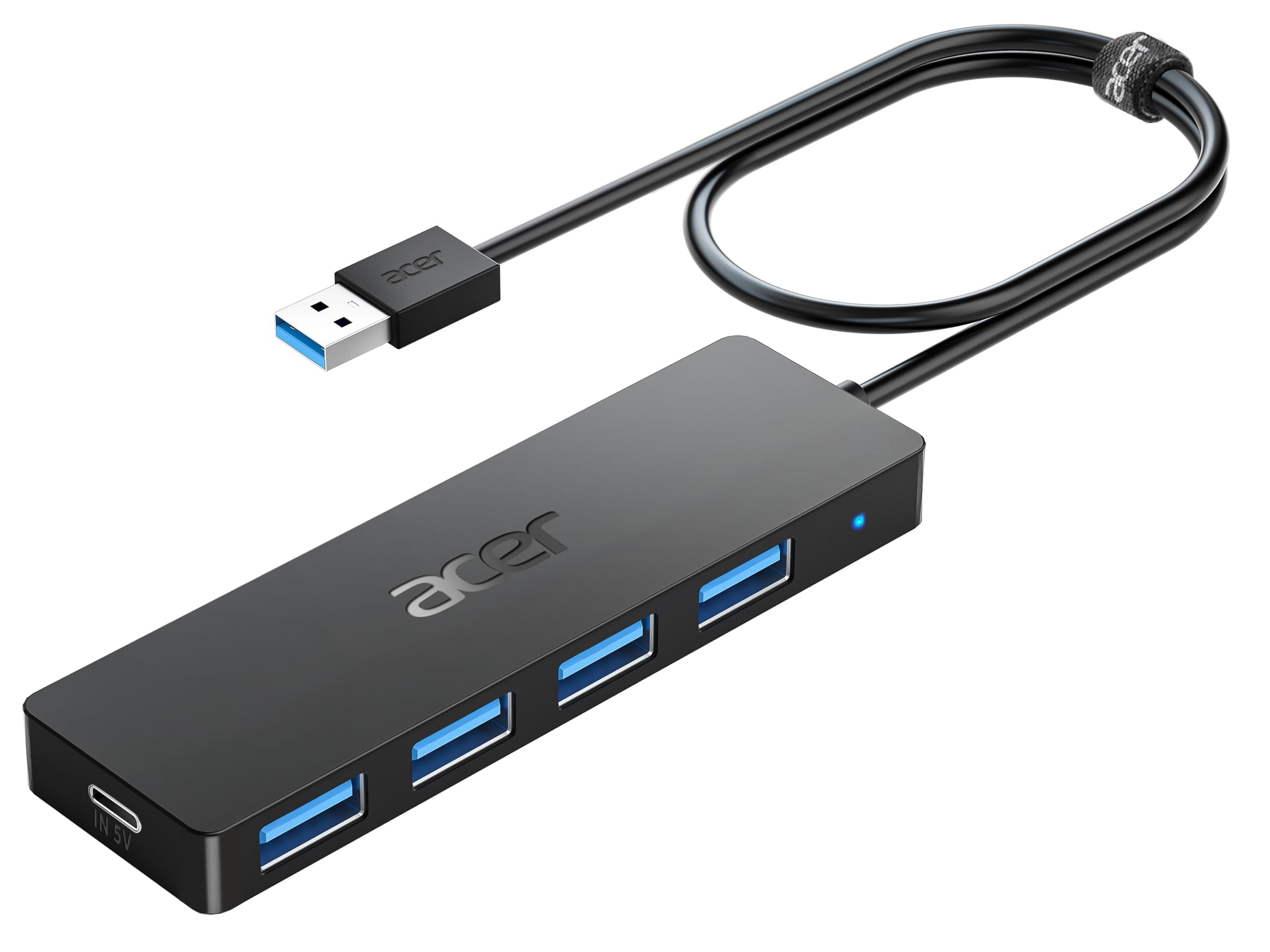 Acer USB Hub 4 JD28 Ports, Multiple USB 3.0 Hub, USB A Splitter for ...