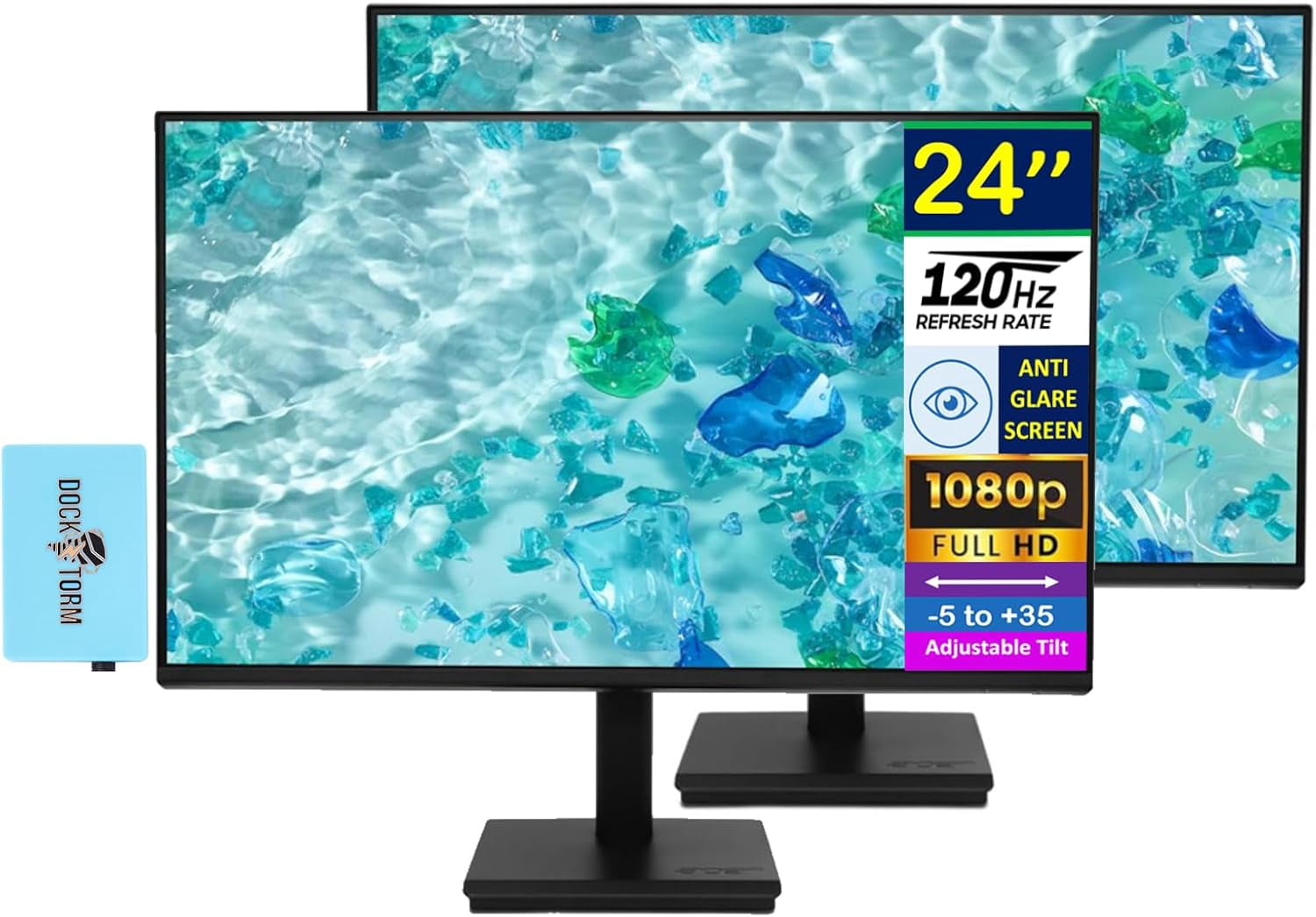 Acer Vero 24" V7 Series FHD Monitor with 4ms Response Time, Anti Glare ...