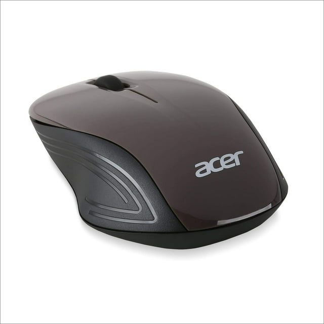 Acer Wireless Optical Mouse, USB, Perfect for Left Hand, Charcoal Grey ...